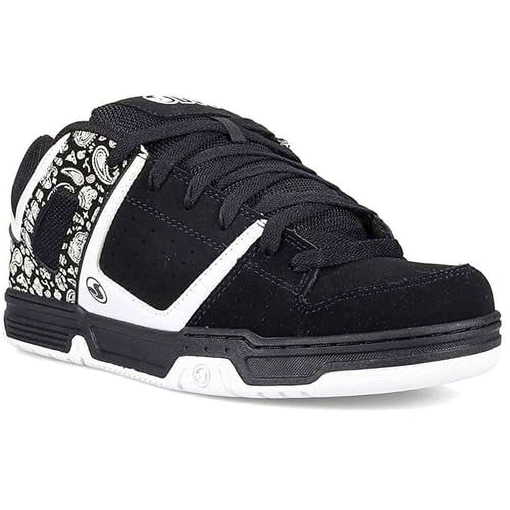 DVS Mens Remix Black/White/Print Low Top Sneaker Shoes 11 BLK WHT PRT ...