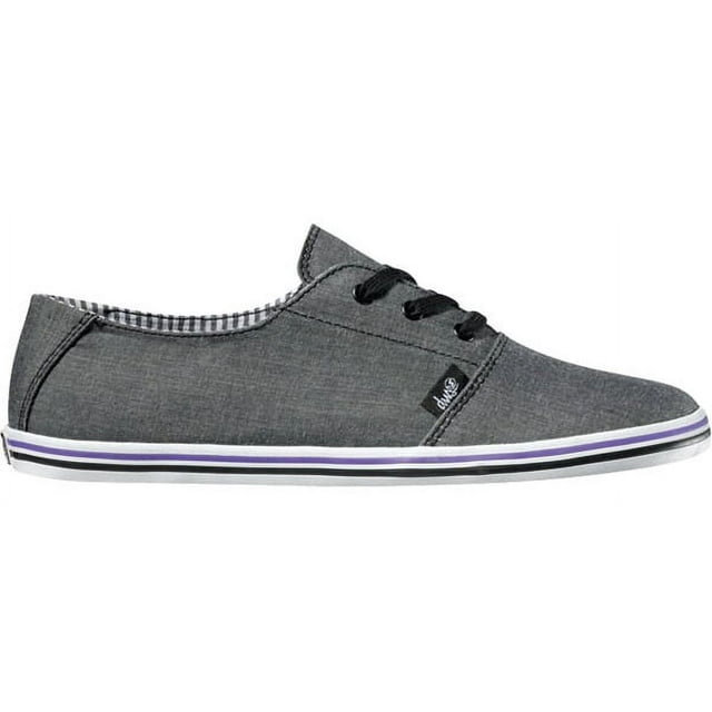 DVS Womens Casual Shoes Benny Black/Chambray/Canvas - Walmart.com
