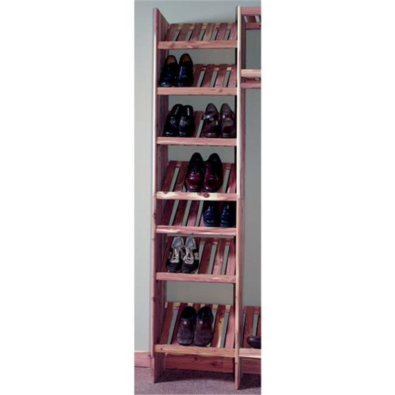 DVSC2412 Aromatic Red Cedar 24 in. Deluxe Ventilated Shoe Cubby Kit ...