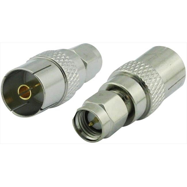 DVT-B TV PAL Female Jack to SMA Male Adapter Coax Coaxial Connector ...