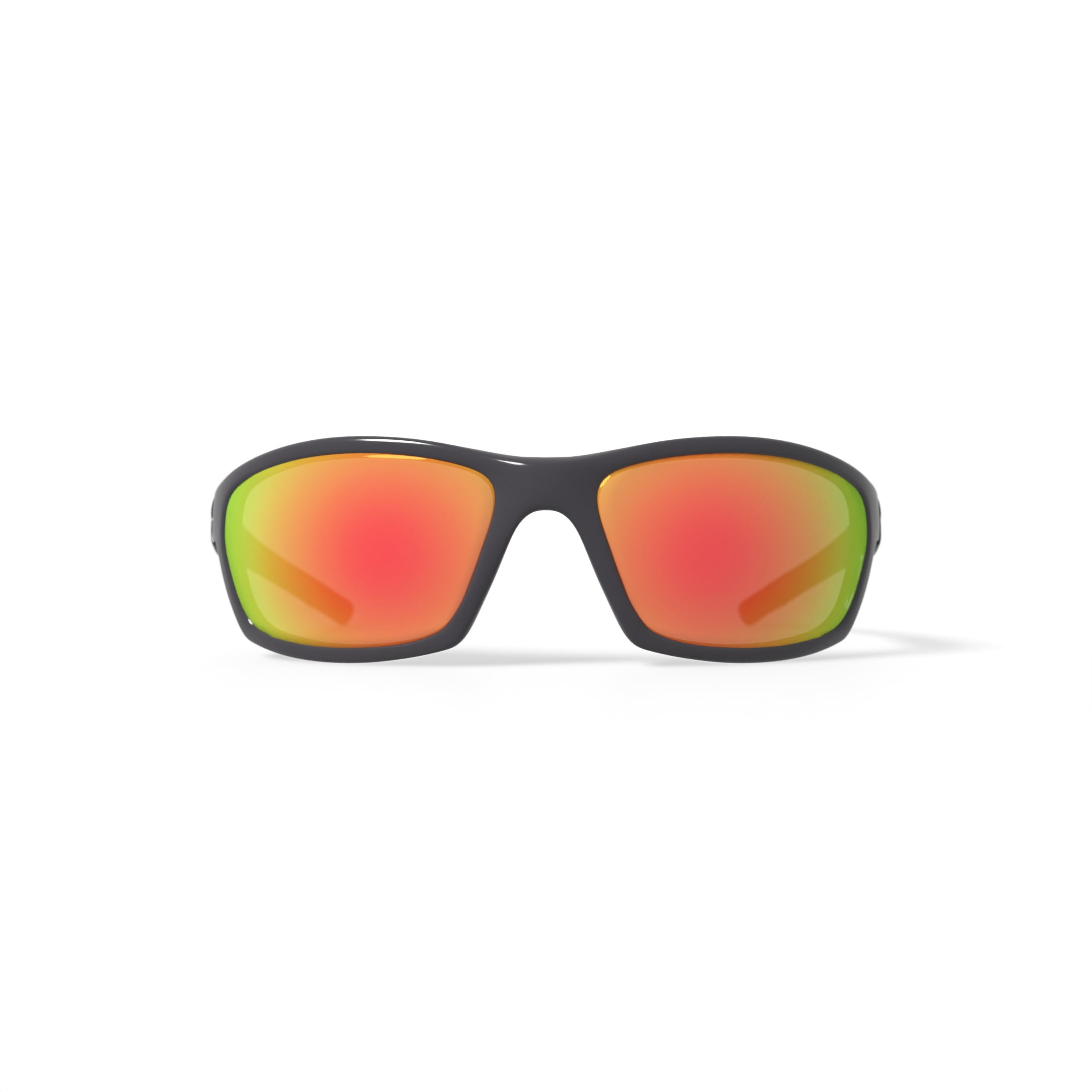 DVX Charge Optical Prescription Sunglasses, Orange Mirror Lenses/Gloss ...