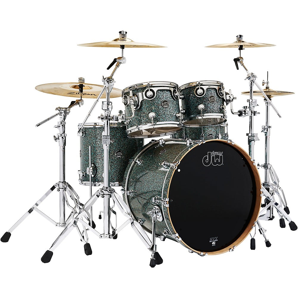 DW 4-Piece Cherry Performance Series Shell Pack Finish Ply Ocean Galaxy ...
