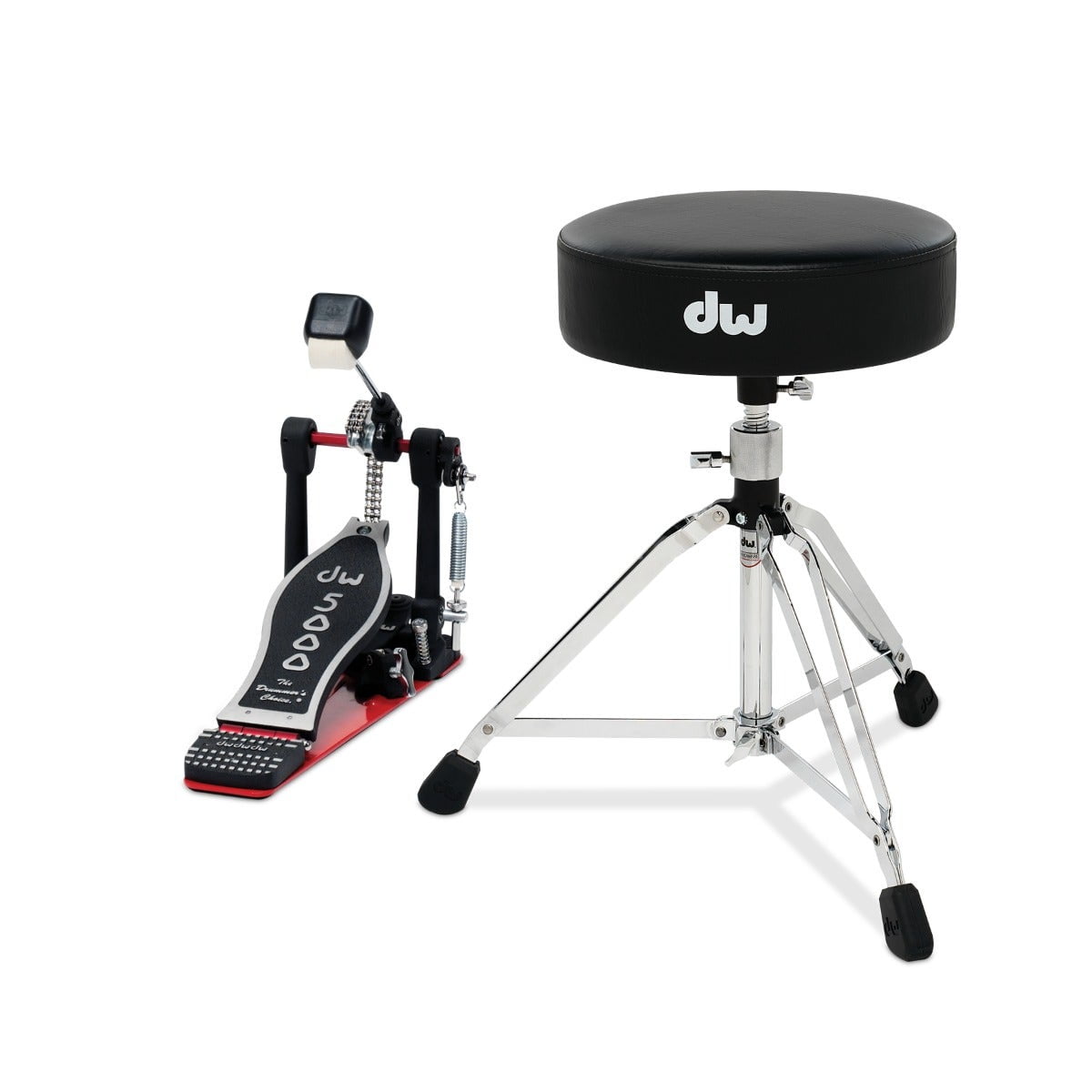 DW 5000 Series Dual-Chain-Drive Bass Drum Pedal Hardware Pack, 21"- 29 ...