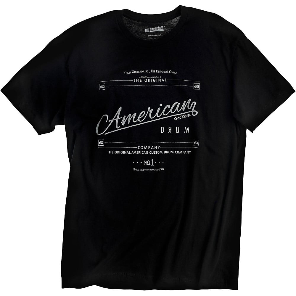 DW American Custom T-Shirt Black XX Large - Walmart.com