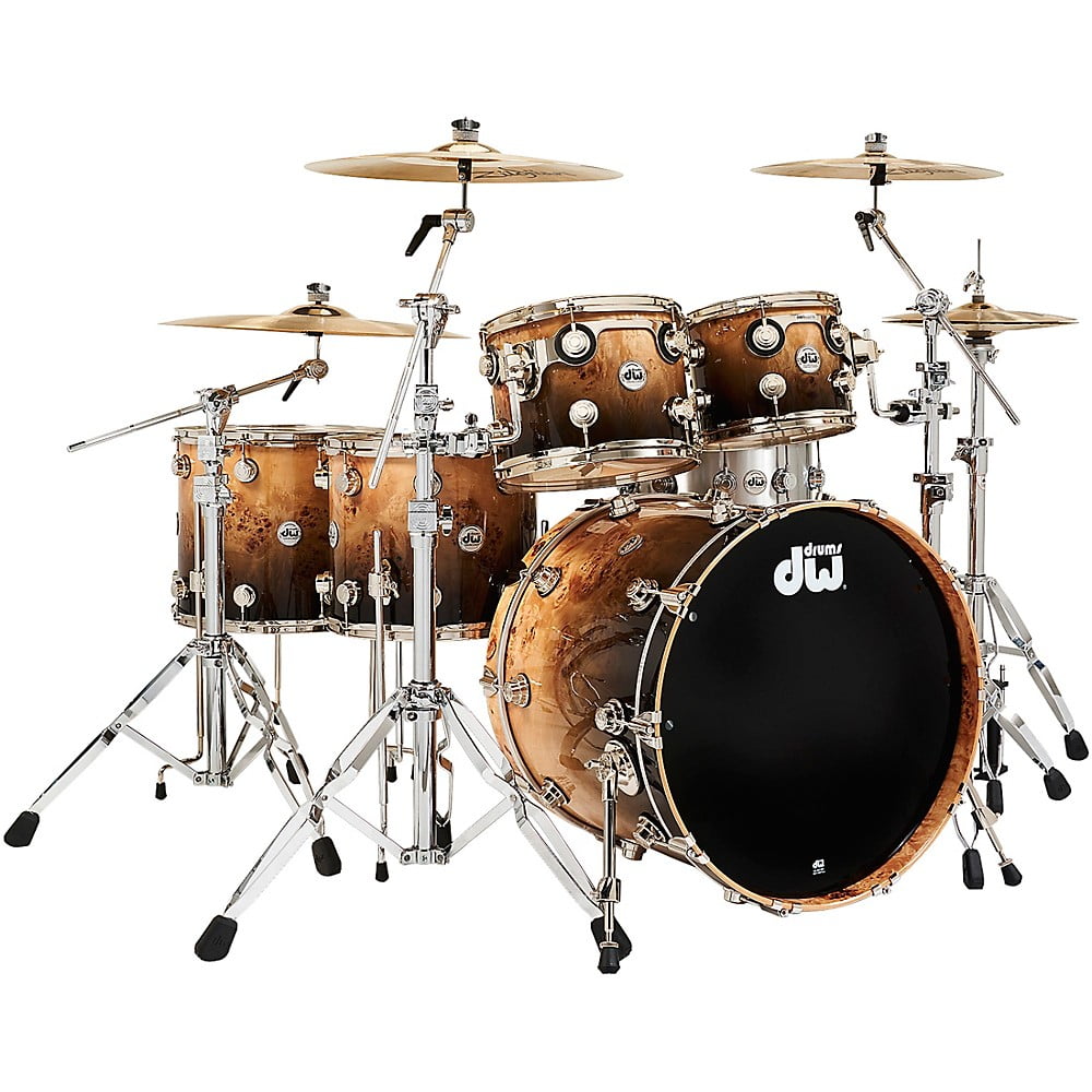 DW Collector's Series Exotic 5-Piece Maple Shell Pack - Natural to ...