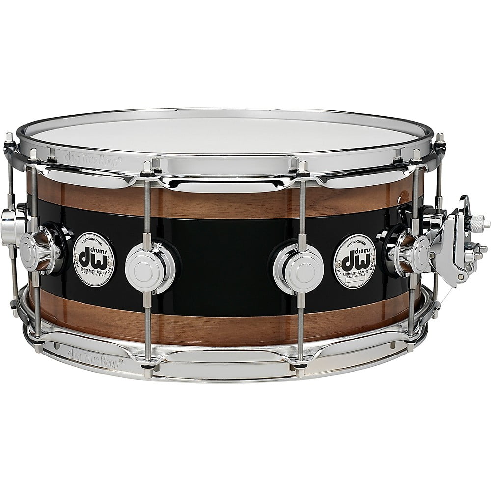 DW Collector's Series Reverse Edge Snare Drum 14 x 6 in. Walnut ...