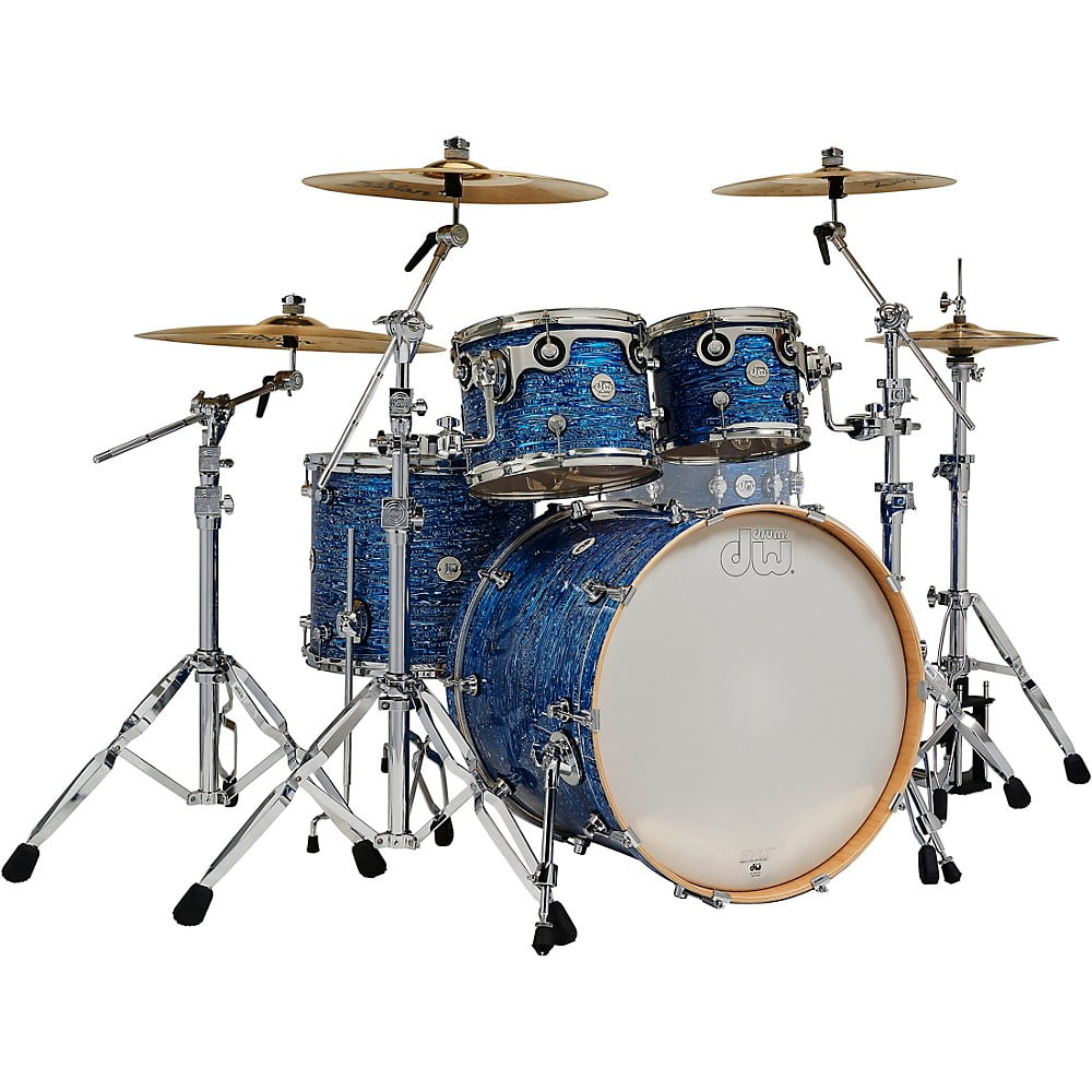 DW Design Series 4-Piece Maple Shell Pack with 22 in. Bass Drum - Royal ...