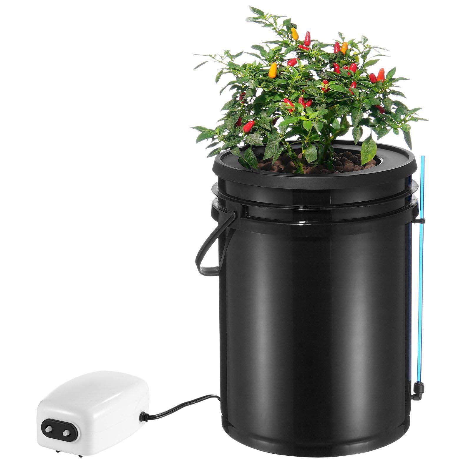 DWC Grow System Deep Water Culture 5 Gal Bucket Kit - Hydroponics for ...