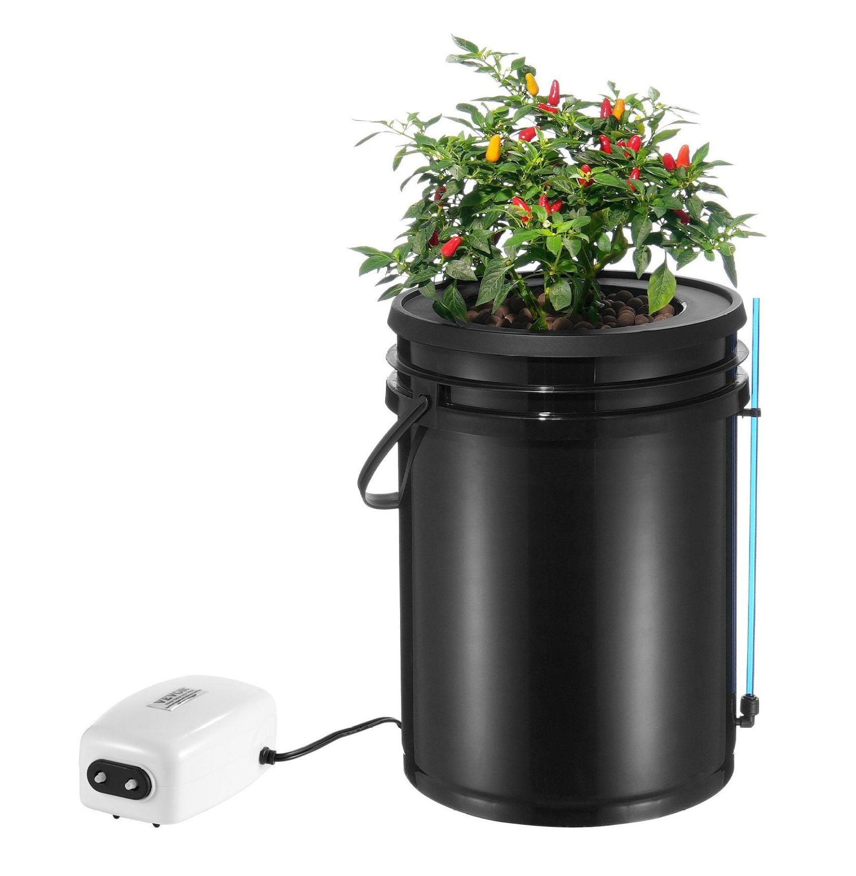 DWC Grow System Deep Water Culture with Top Drip 1 Bucket 5Gal ...