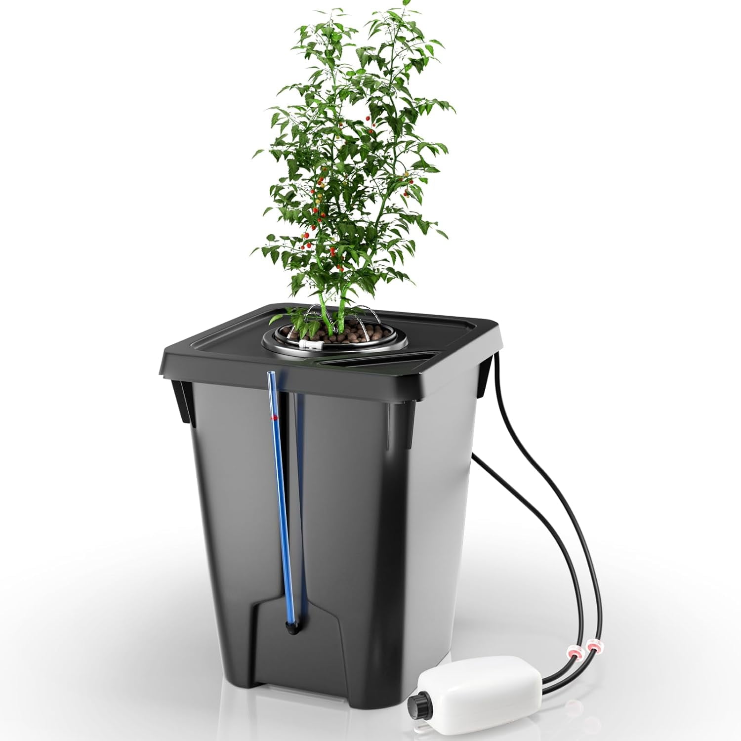 DWC Hydroponics Growing System with Top Drip Kit 7 Gallon Deep Water ...