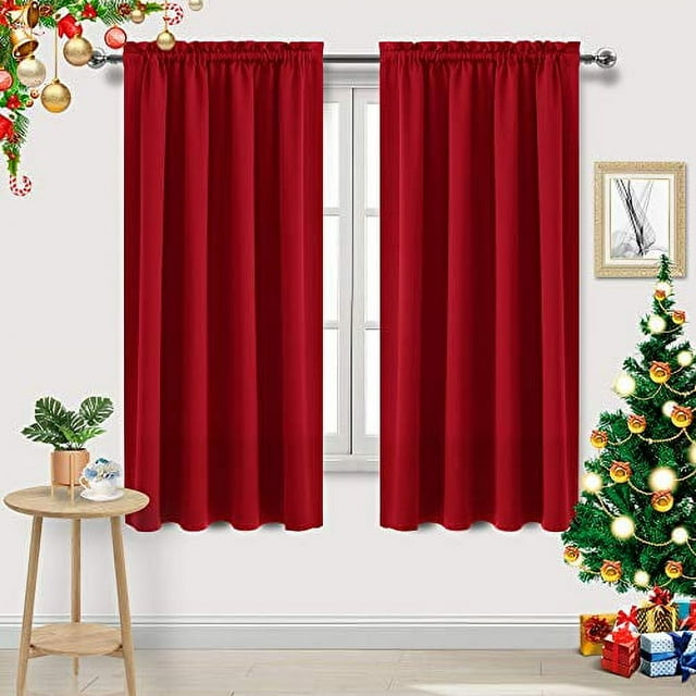 DWCN Blackout Curtains Room Darkening Thermal Insulated Bedroom ...