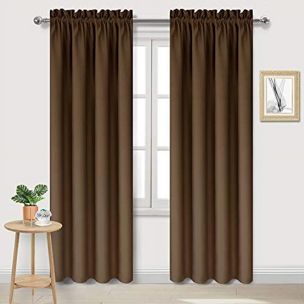 DWCN Window Blackening Curtains Set -Thermal Insulated Drapes for ...