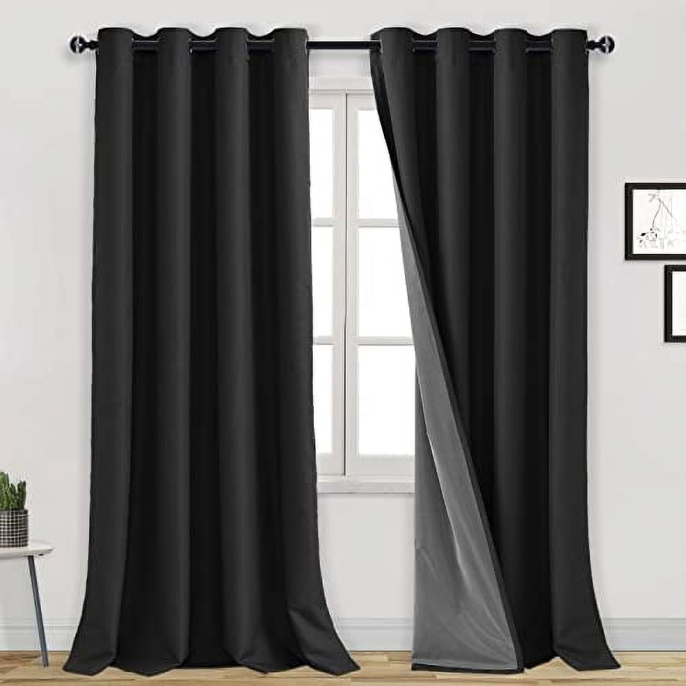 DWCN Total Shade Curtains for Bedroom/Living Room/Nursery/Office for ...