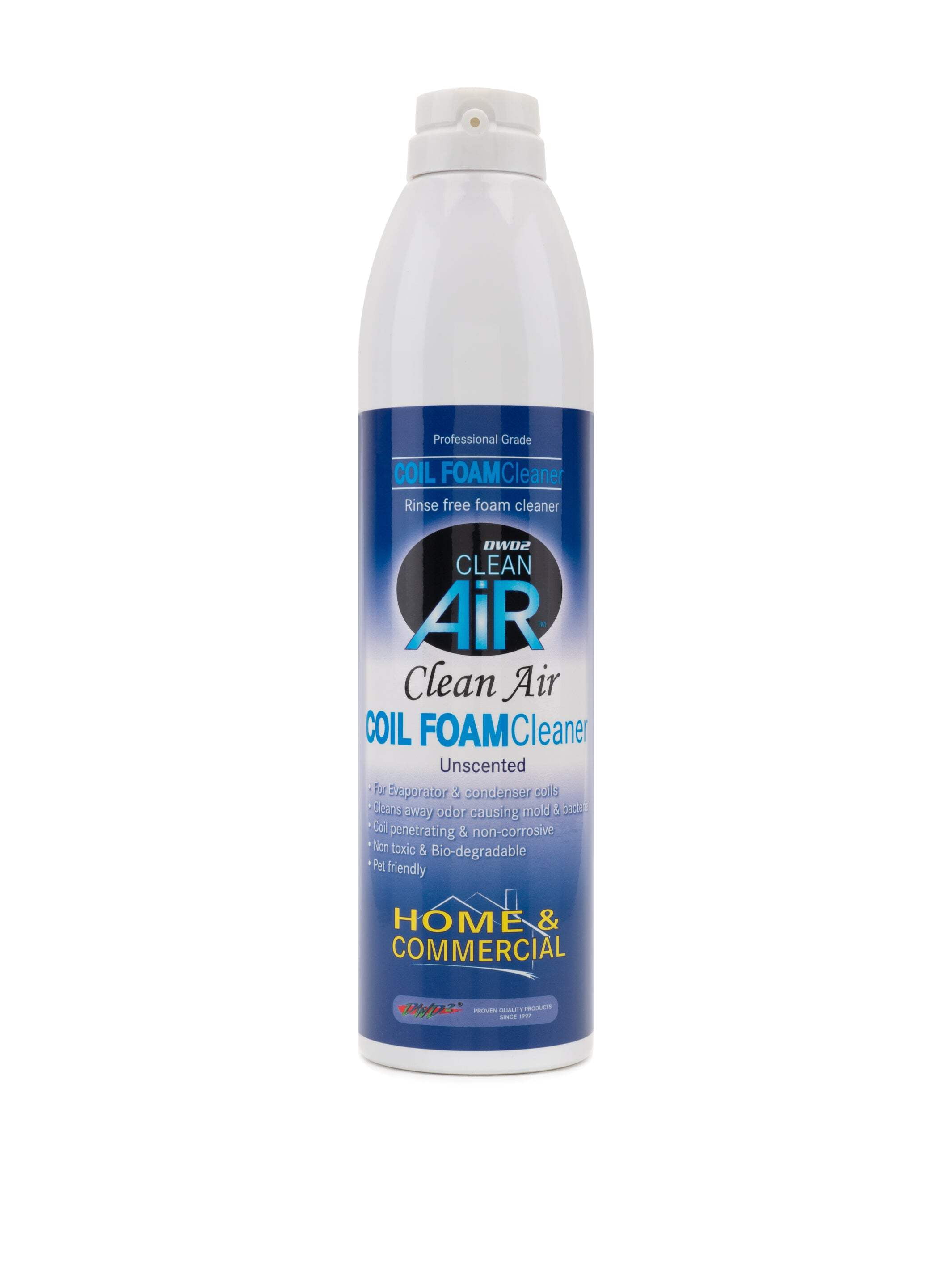 DWD2 Clean Air® Foaming Coil Cleaner Home Commercial self-rinsing ...