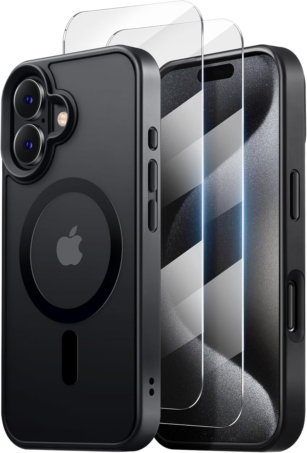 DWEFFA-Magnetic for iPhone 16 Case Fits MagSafe 16FT Drop Resistant ...