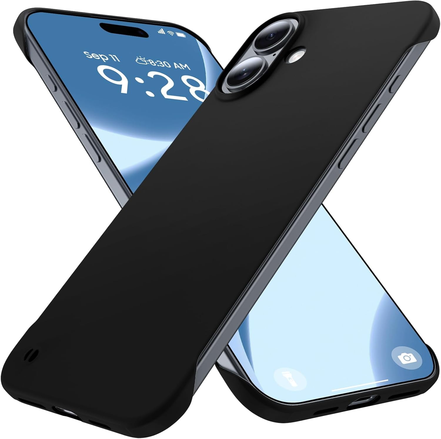 DWEFFA-Slim Borderless for iPhone 16 Plus Phone Case 6.7"(2024) Ultra ...