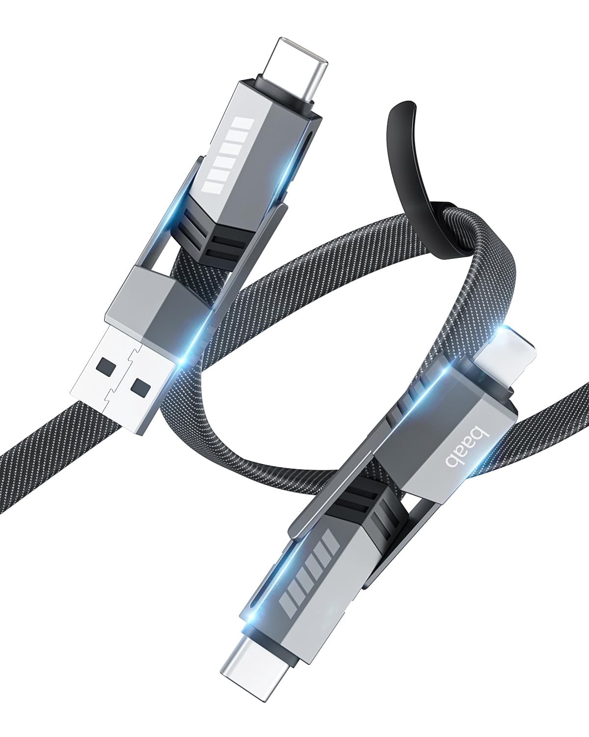 DWEFFA-USB C Cable, [Baab Series] 4 in 1 60W USB C to USB C Cable 5ft ...
