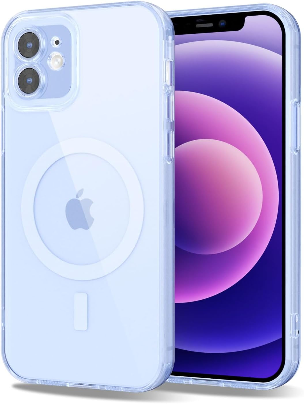 DWEFFA-for iPhone 12 Mini Case Clear Compatible with Magsafe Silicone, Transparent Thin Magnetic ...