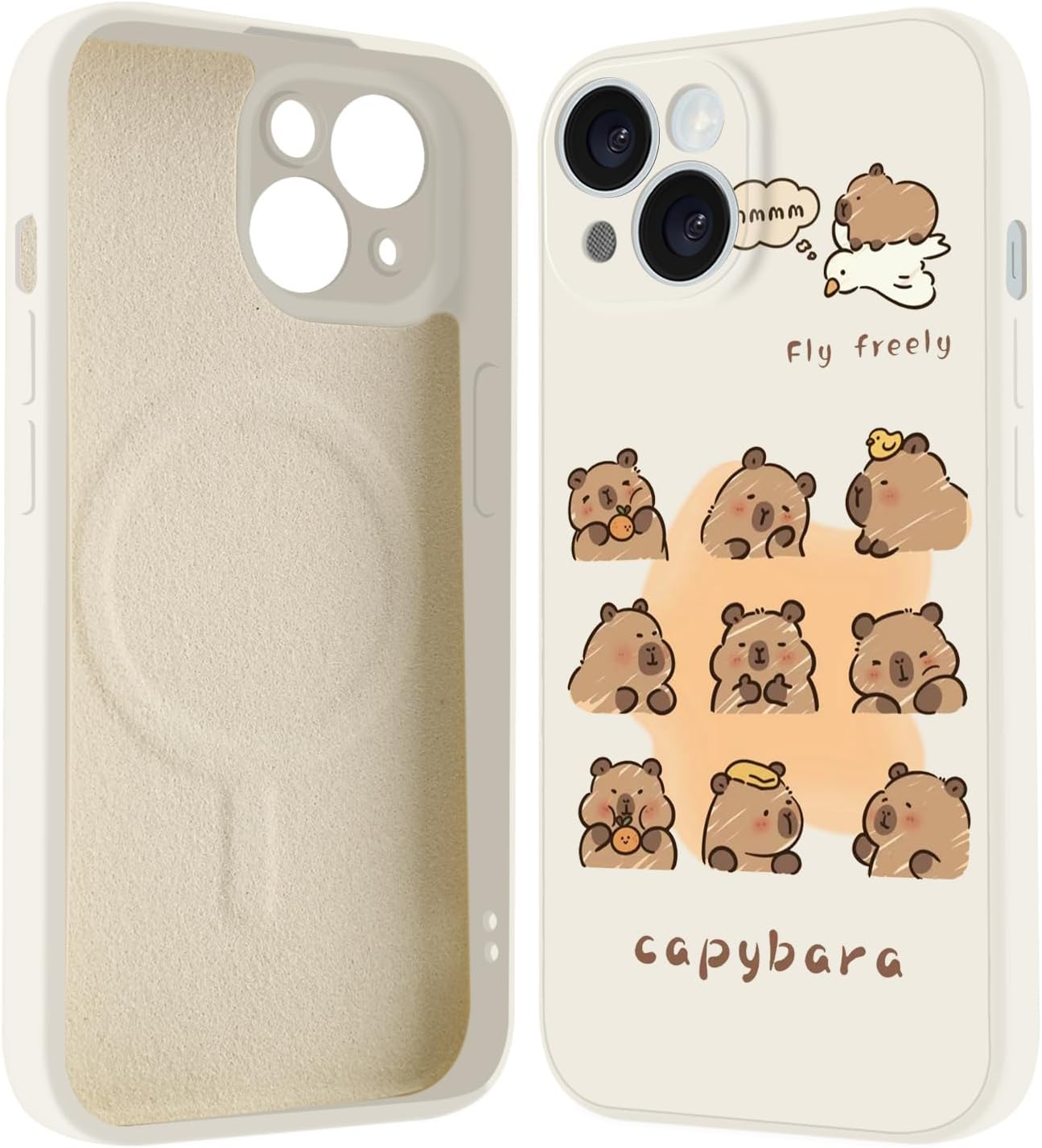 DWEFFA-for iPhone 16 Case, Compatible with MagSafe, Cute Kawaii ...