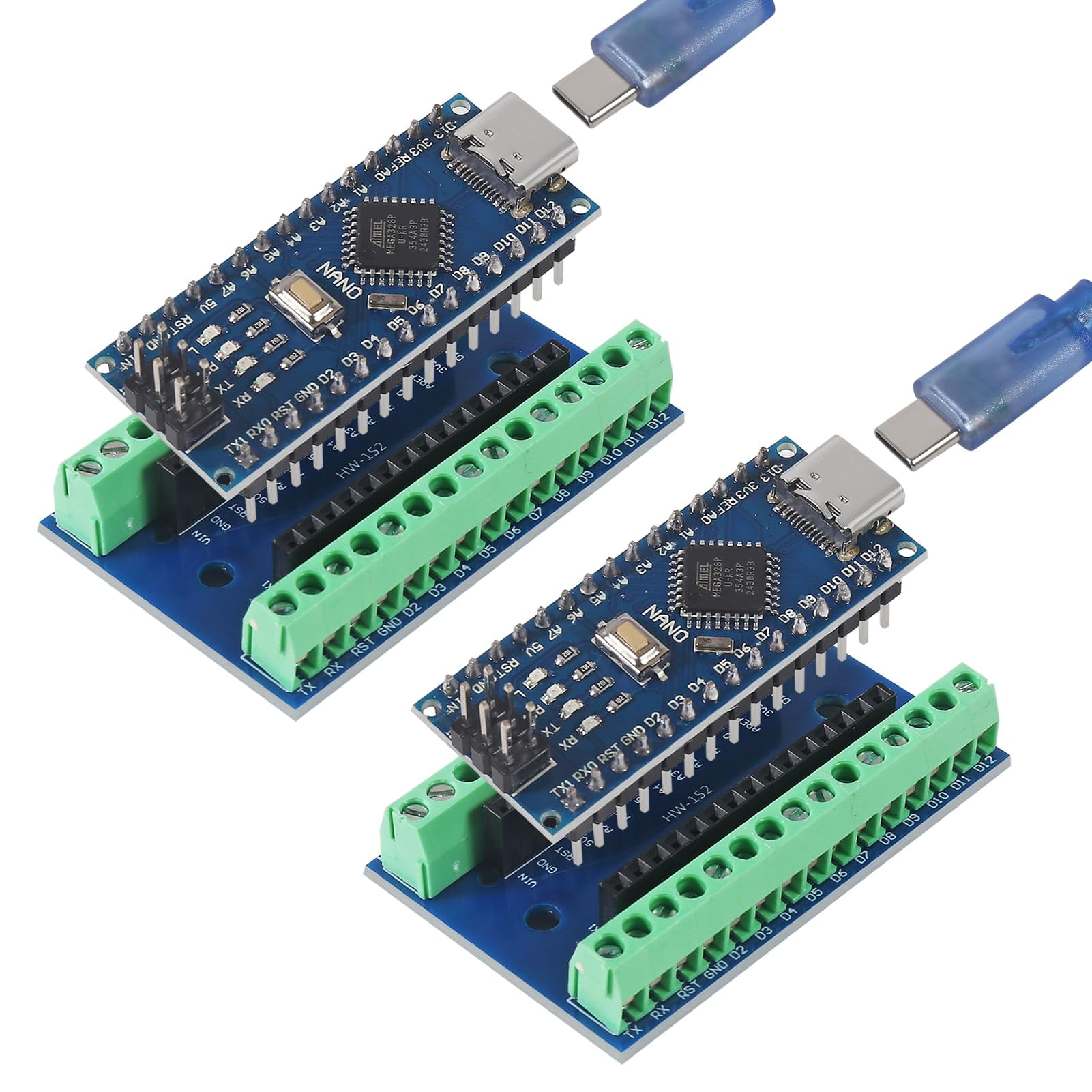 DWEII 2Sets Pre-soldered Nano RRF12 V3.0 Board with Nano Terminal ...