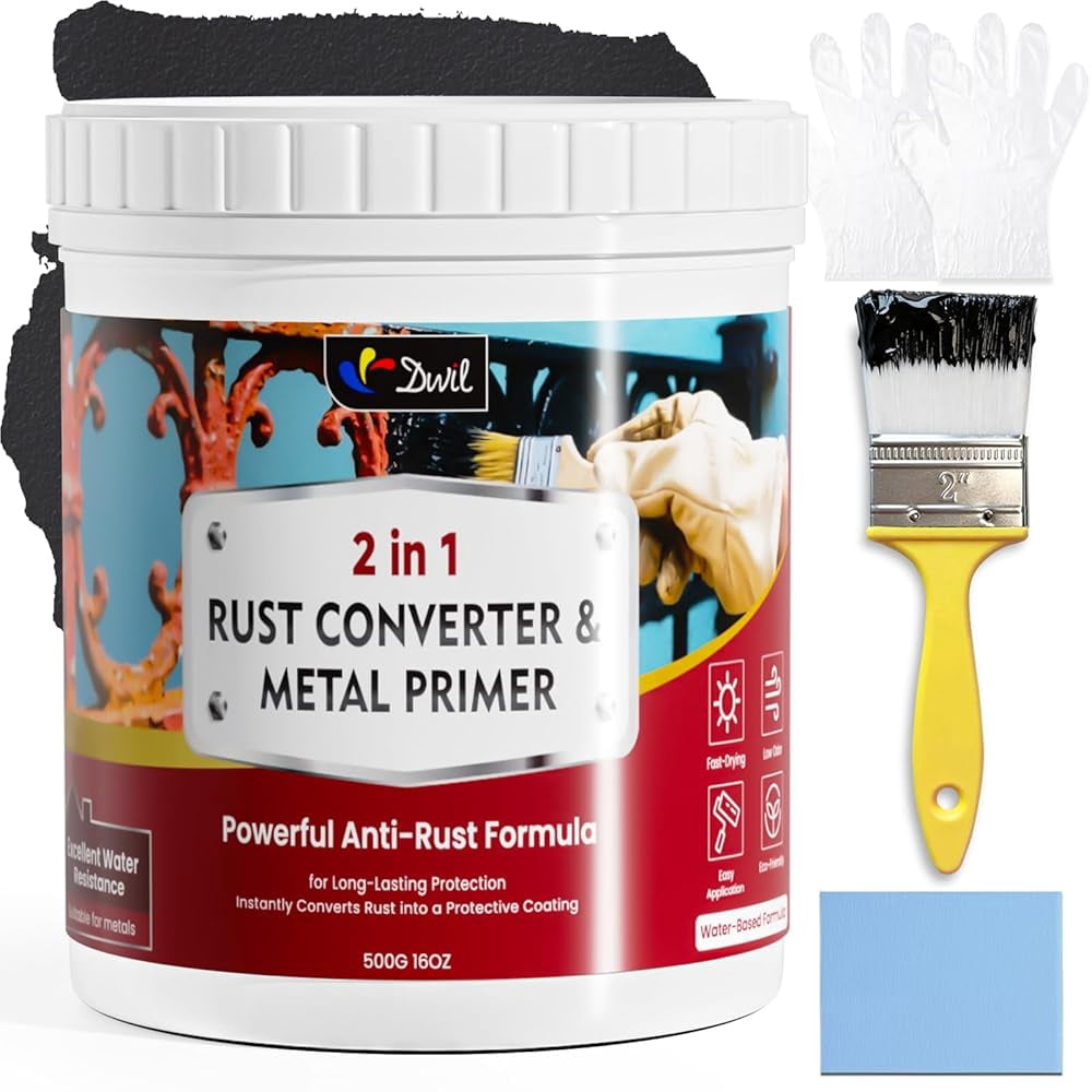 DWIL Rust Converter for Metal, 2 in 1 Rust Converter Paint and Primer ...
