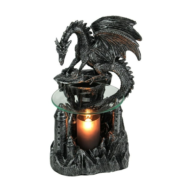 DWK Corporation Black Dragon Electric Oil Diffuser/ Warmer Lamp Gothic ...