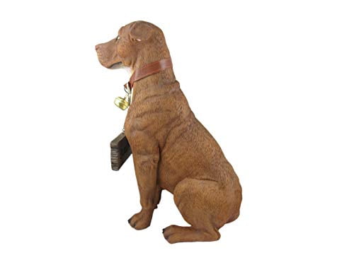 DWK Front Porch Dog Outdoor Welcome Sign Decorative Statue | Cute Dog ...