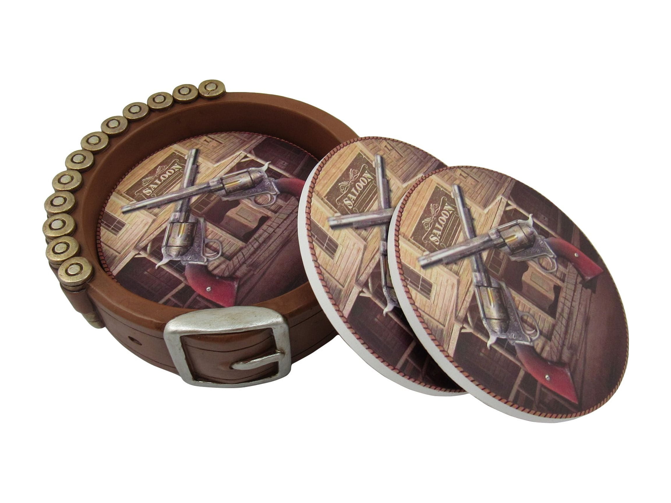 DWK Last Call 5-Piece Kitchen Bar Decor Coasters - Walmart.com