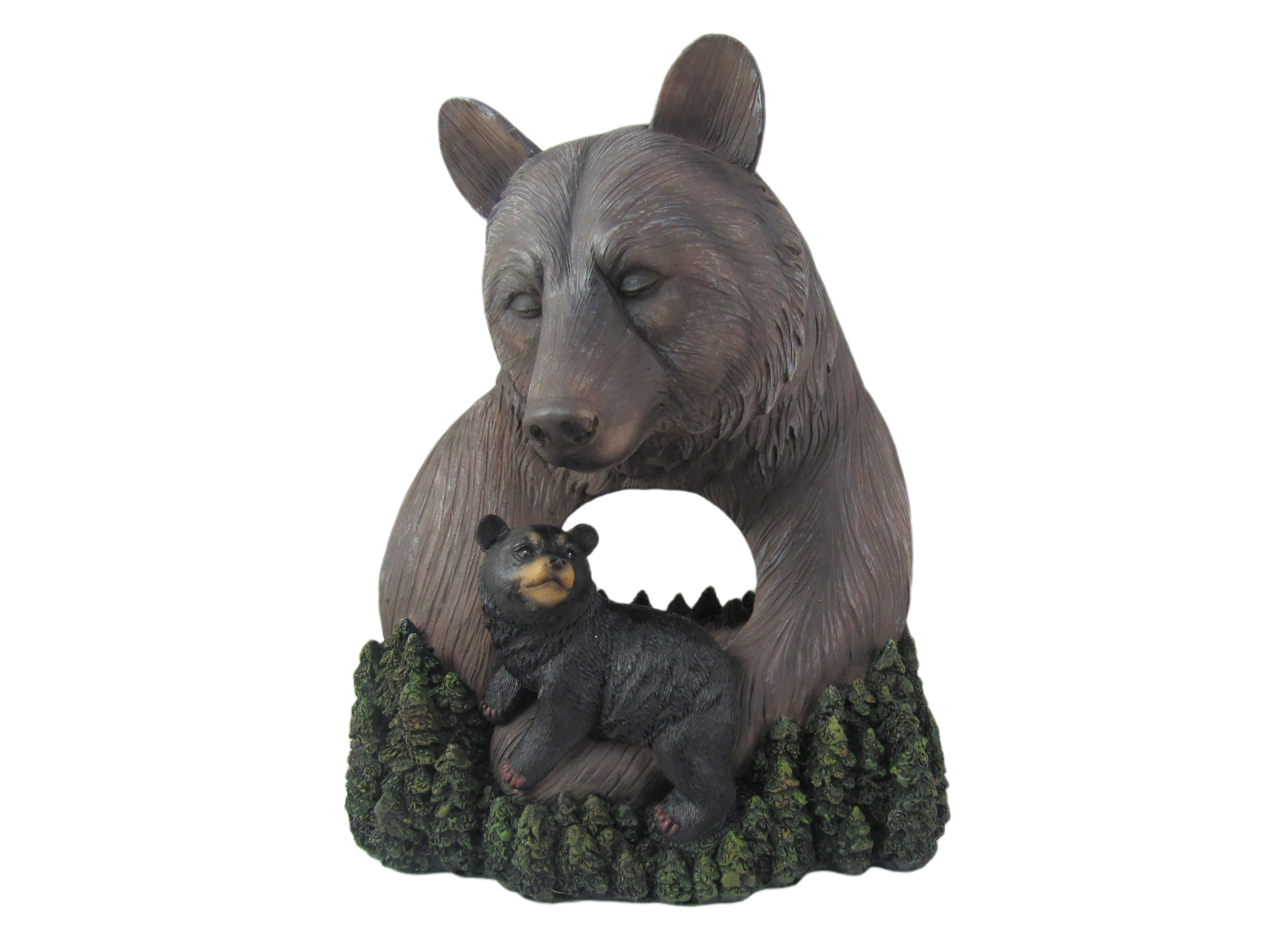 DWK Mother Bear and Cub Rustic Decor Decorative Statue - 8.5" - Walmart.com