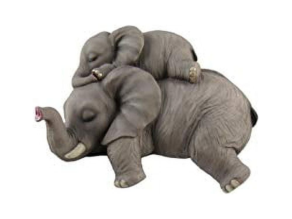 DWK Pach Stack Snooze Mama Elephant and Baby Piglet Figurine | Shelf ...