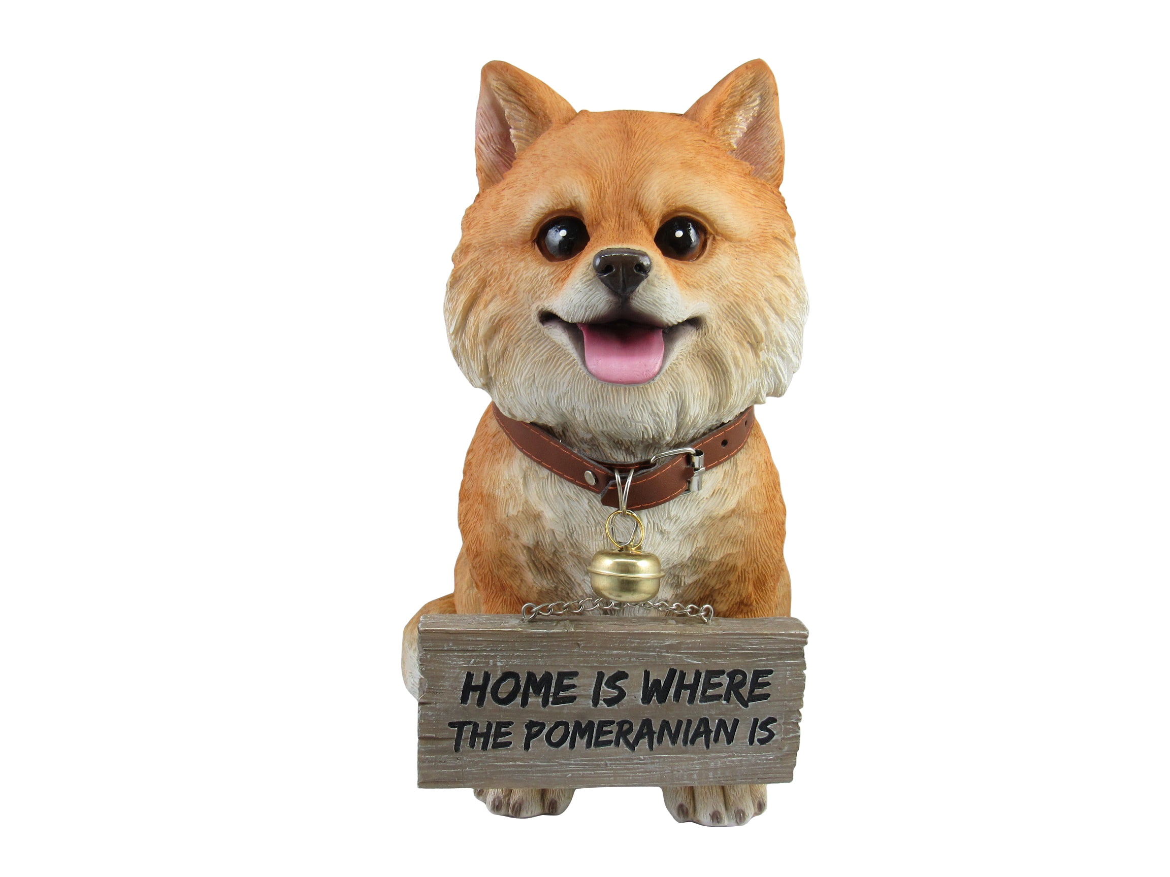 DWK Pomeranian Dog Home Porch Outdoor Figurine Decor 11" - Walmart.com