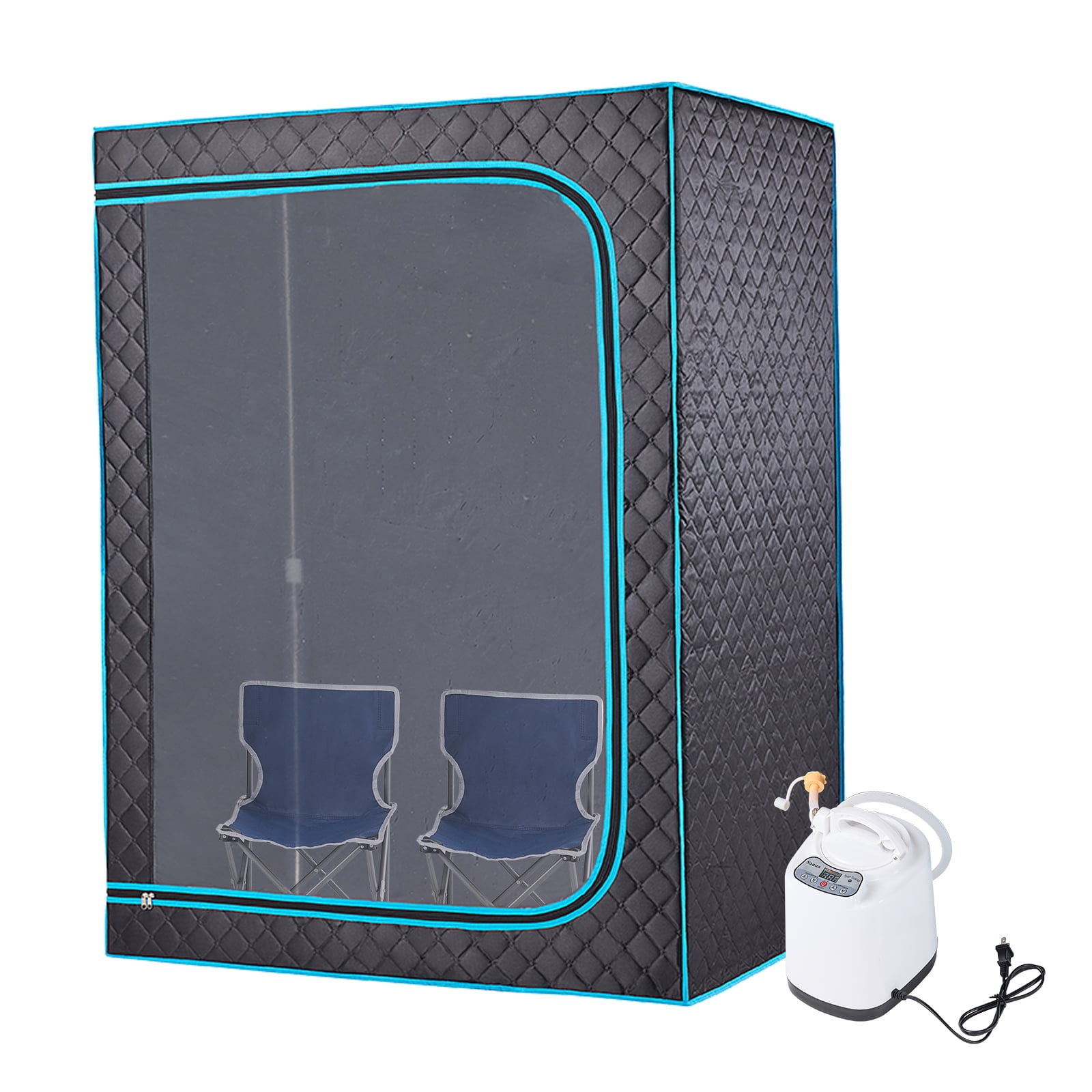 2 Person Indoor Personal Steam Sauna Spa Kit, Full Size Portable ...