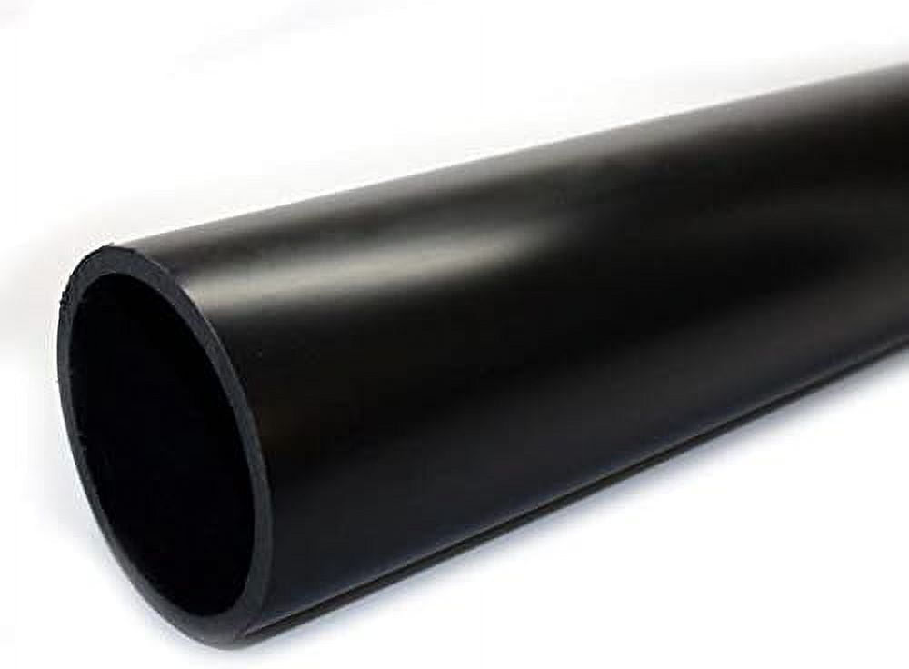 DWV Drain Pipe - Black ABS Custom Size and Length 4" (4.0) Inch 4" x 3 ...