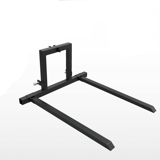 DWVO Adjustable 3 Point Hitch Pallet Forks, Category 1 Tractor ...