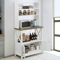 DWVO 5-Tier Kitchen Rack, Storage Cabinet, Coffee Stand, Microwave ...