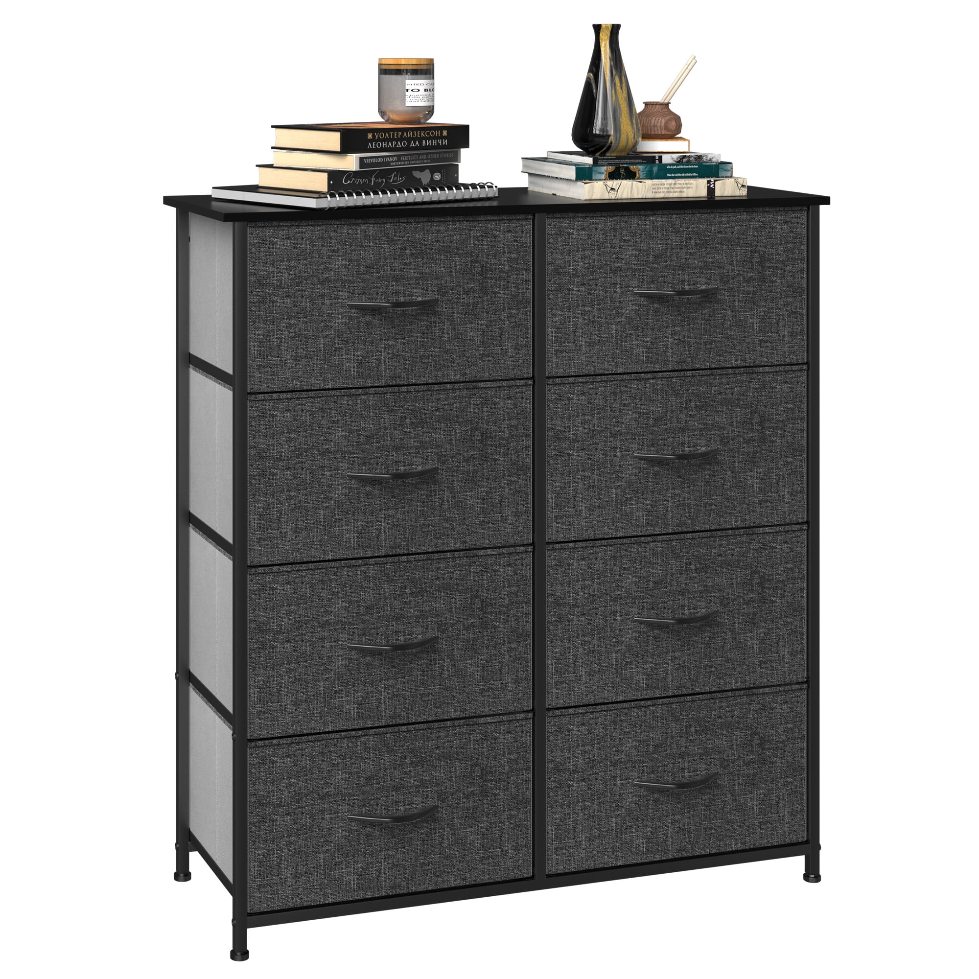 DWVO Large Clothes Closet Organization, 8 Drawers Dresser, Bedroom Bins ...