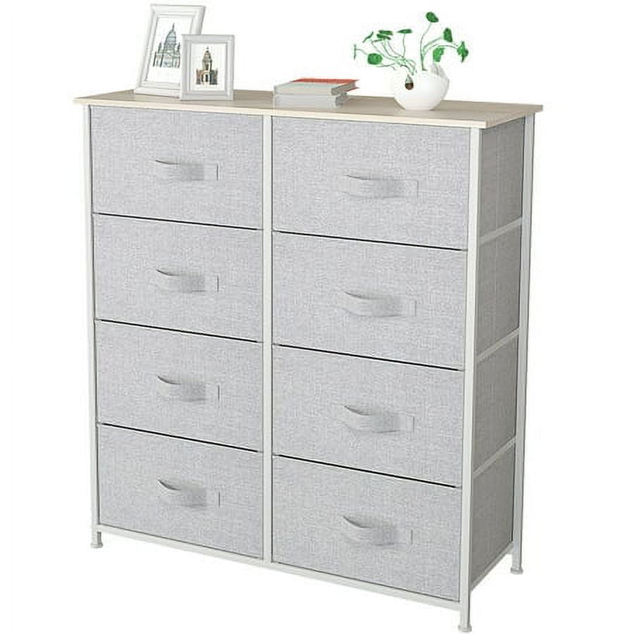 DWVO 8 Drawers Dresser Bedroom Unit Shelf Organizer Storage Tower ...