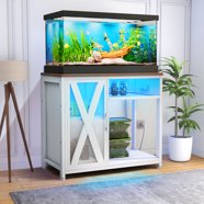Fish Tank Stand Metal Aquarium Stand with Cabinet, for 40 Gallon ...