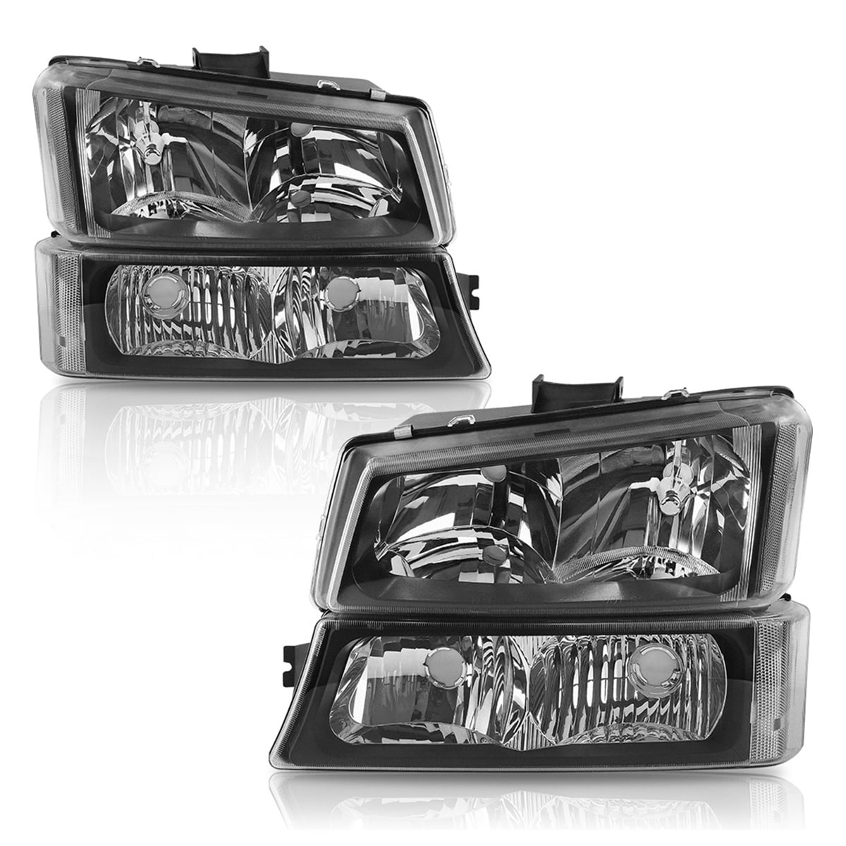 DWVO Headlight Assembly for 2003-2006 Chevy Silverado 1500/2500HD / 03 ...