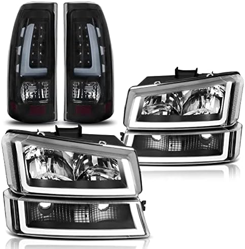 DWVO LED Headlights Tail Lights Assembly Compatible with 2003-2006 ...