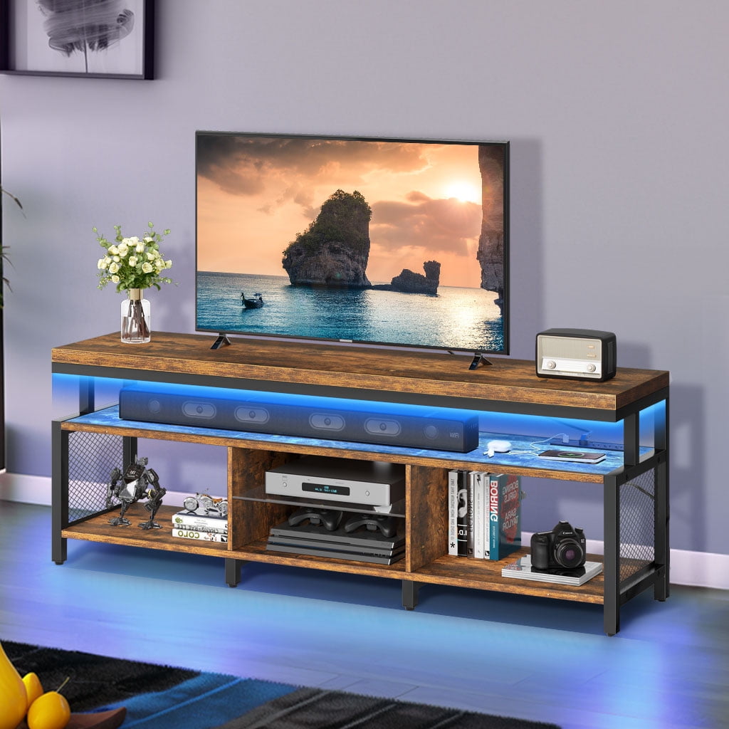 DWVO LED TV Stands for TVs Stands up to 70", Industrial Media ...
