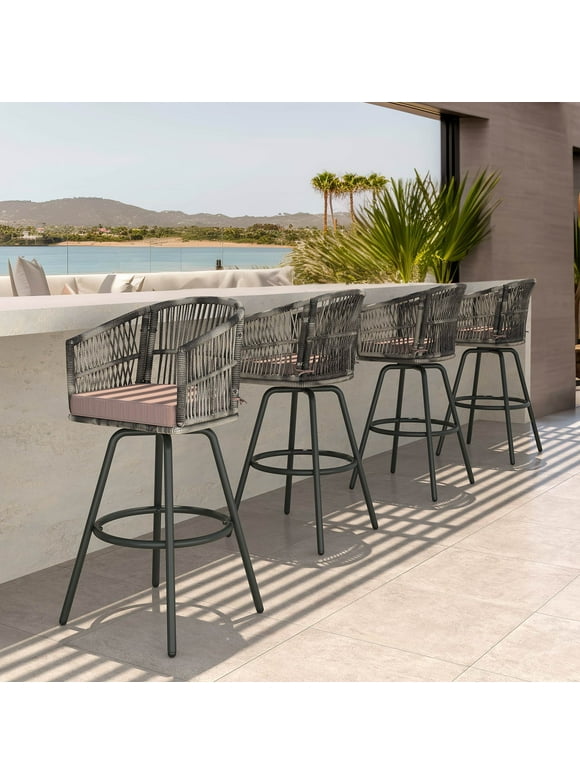 Outdoor Swivel Bar Stools in Outdoor Bar Stools - Walmart.com