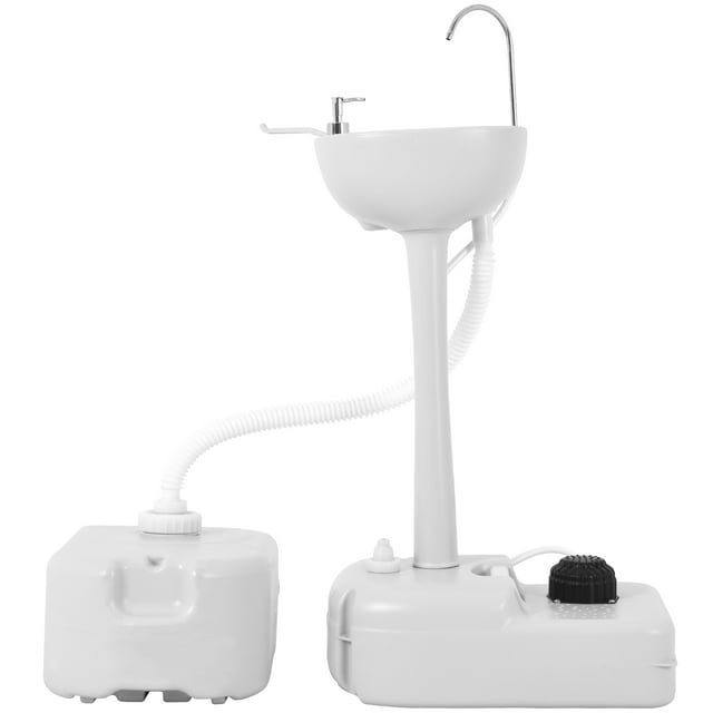 DWVO Portable Sink Camping Hand Washing Station, 17 L Wash Basin Stand ...