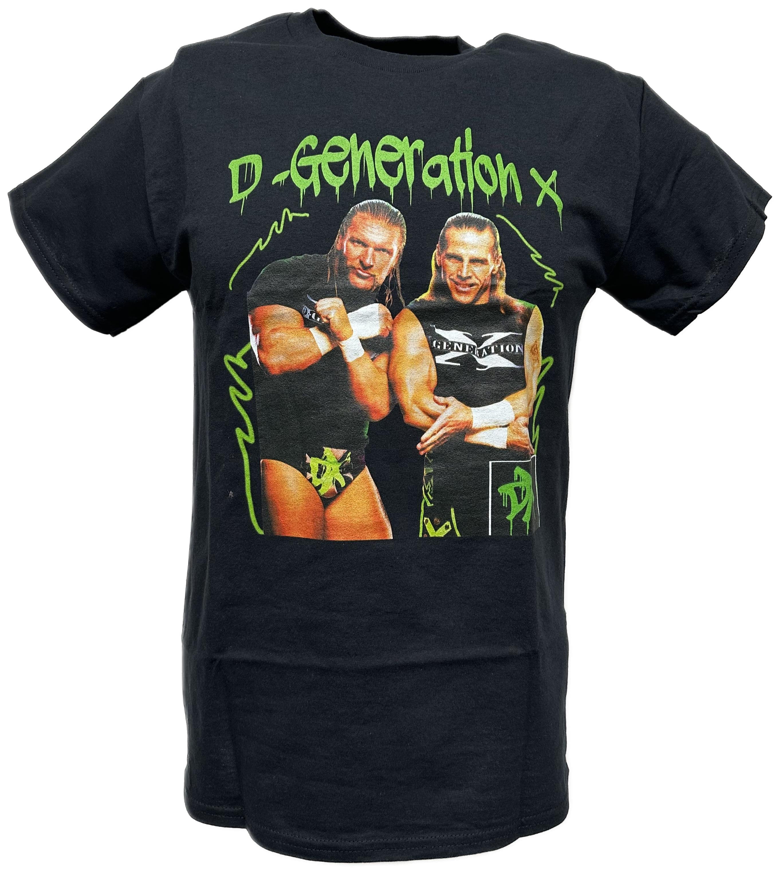 DX D-Generation X Triple H Shawn Michaels Mens Black T-shirt - Walmart.com
