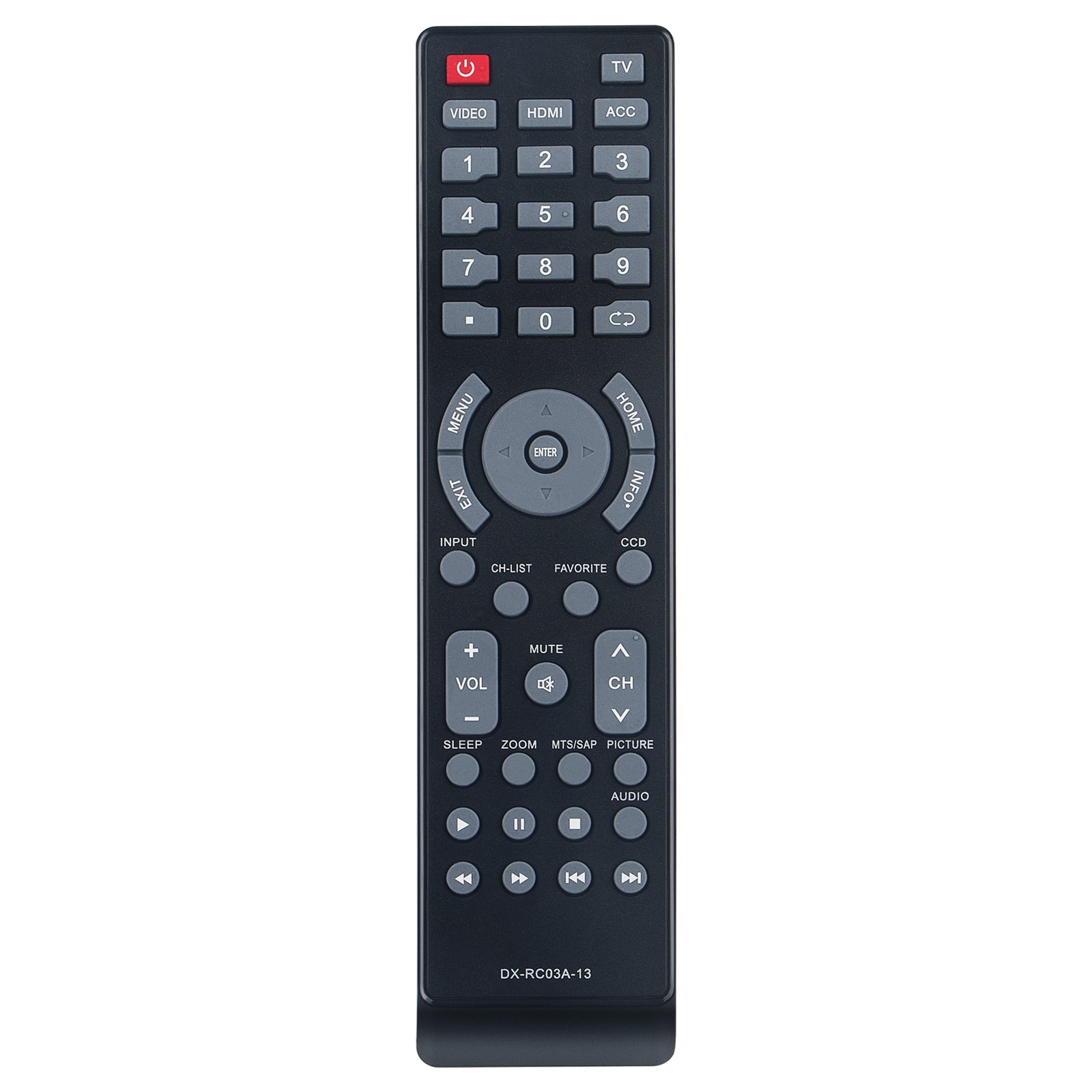 DX-RC03A-13 Replaced Remote Control for Dynex DX60D260A13 DX60D260A13 ...