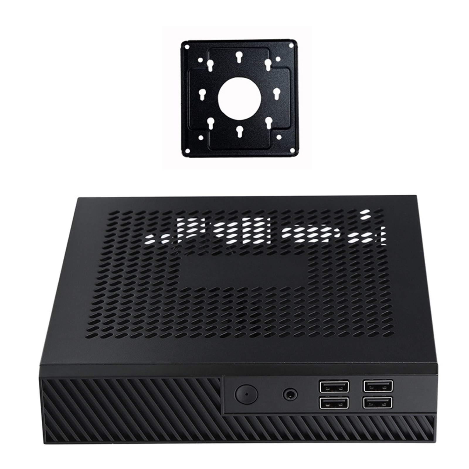 DX01 ITX HTPC Desktop Computer Chassis Case Frame Thin Half Height Heat ...