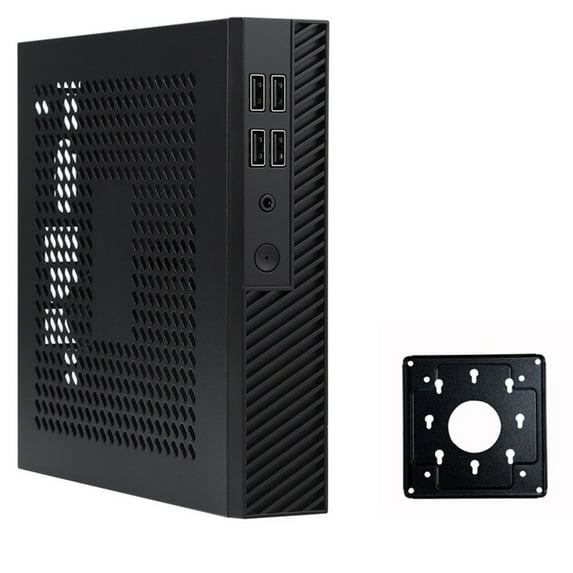 DX01 Thin Mini ITX Desktop Computer Chassis Thin Half Height Computer ...