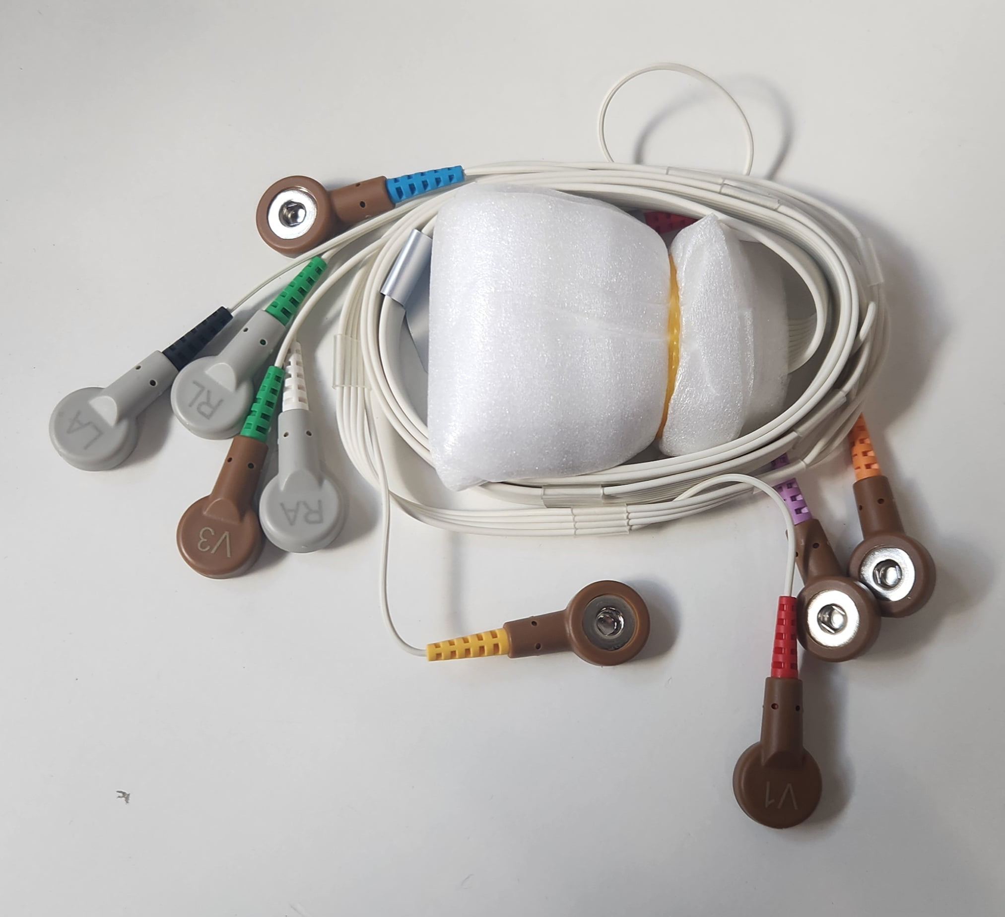 DX12 Exercise ECG Cable 12-Lead, snap, AHA, reusable - Walmart.com