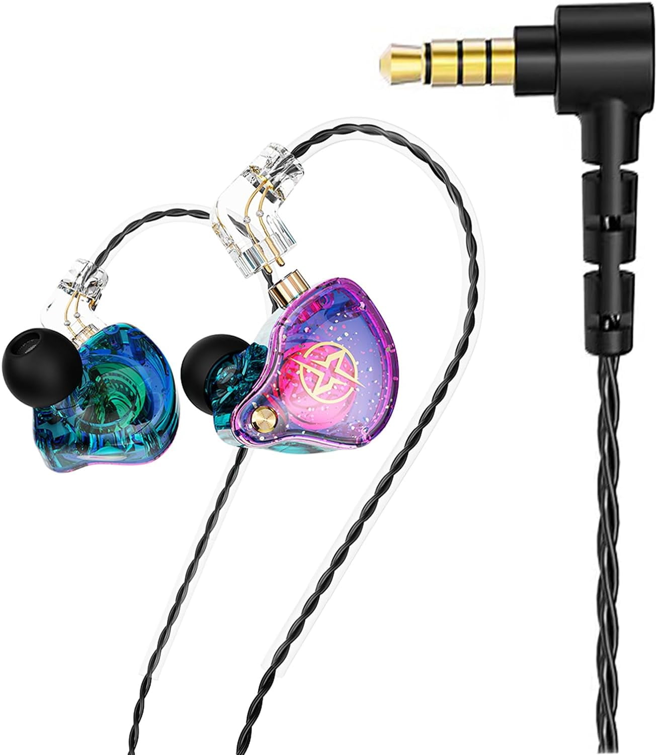 DX2 Melody in Ear Monitors Wired Earbuds Headphones IEM HiFi Bass ...