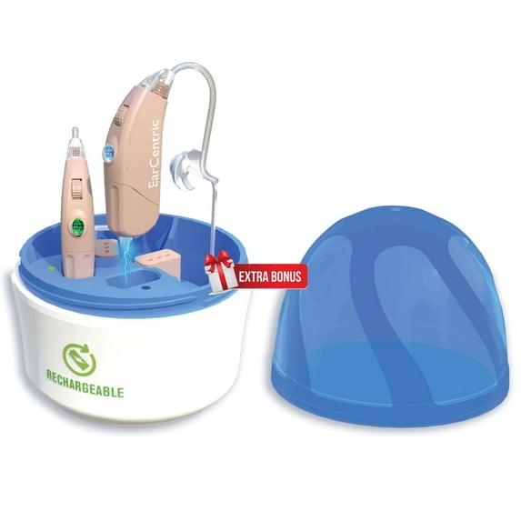 DX400 Rechargeable Hearing Amplifiers - low cost hearing ear assist ...